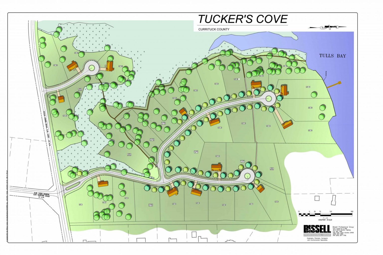 Tucker's Cove Community Map Moyock , QHOC Waterfront Community
